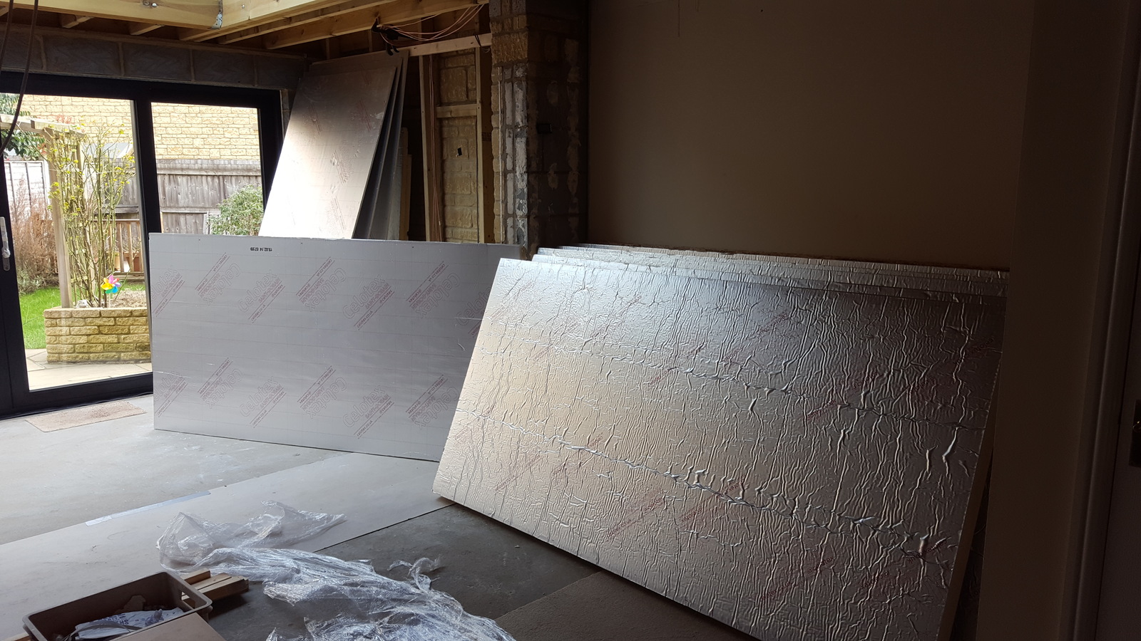 Wrinkled Celotex - indicative of an issue?